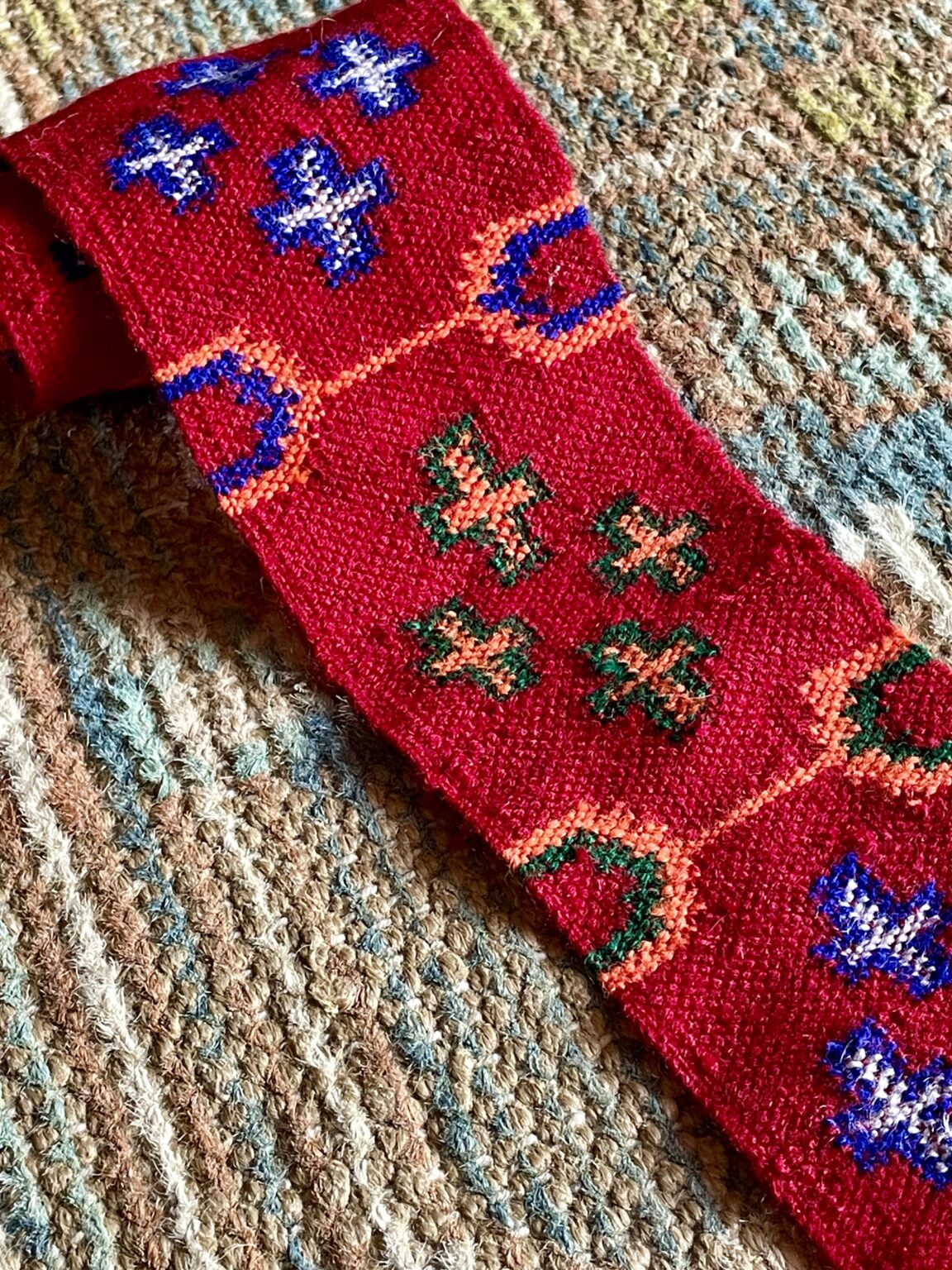 Kinnauri Fool Design Border Patti – Floral Motif Handloom Border ...